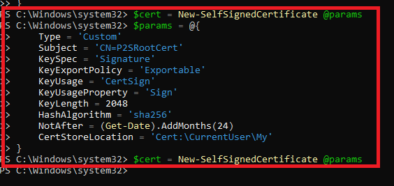 How To Use Self Signed Certificates For Azure Vpn